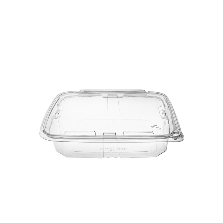 35 OZ RPET CLEAR HINGED LID TAMPER EVIDENT SMOOTH WALL CONTAINER – Eatery Essentials